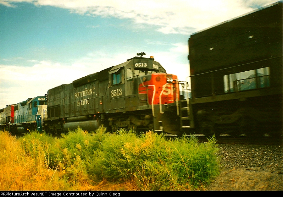 Southern Pacific SD40T-2 No.8513 Orem,Utah September 2,1993